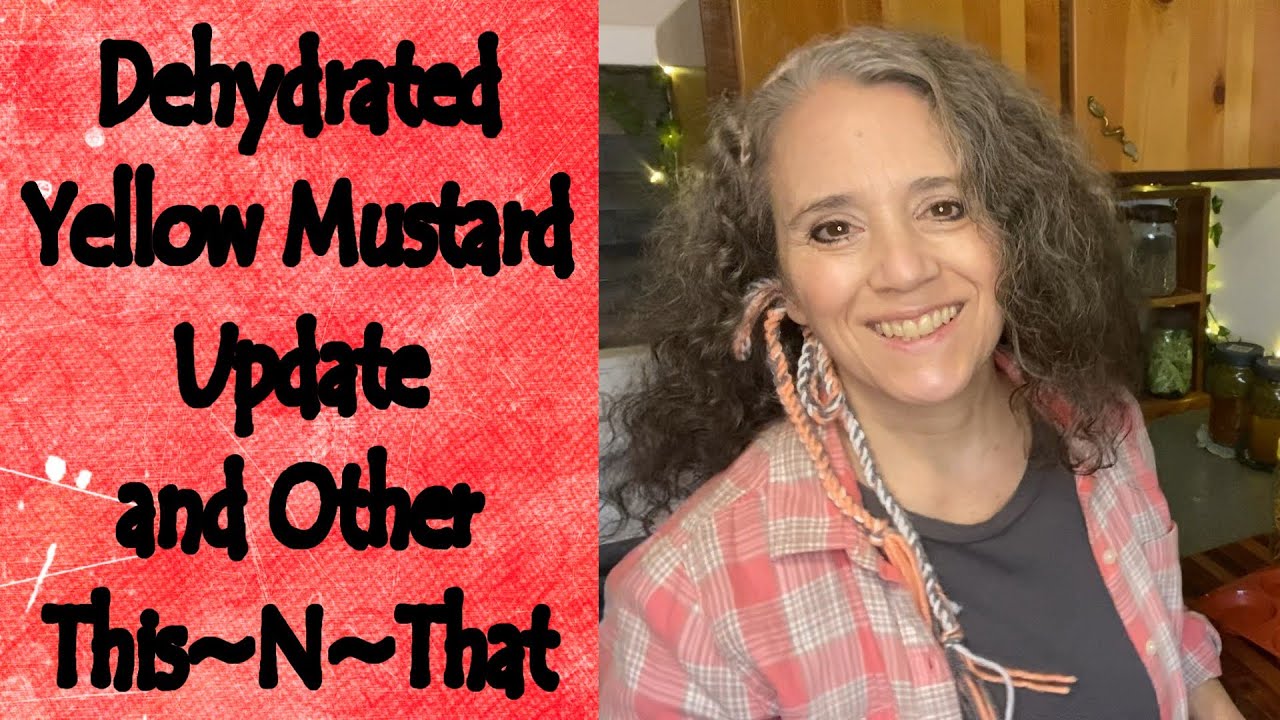 Update on Dehydrated Yellow Mustard and Other This~N~That - YouTube
