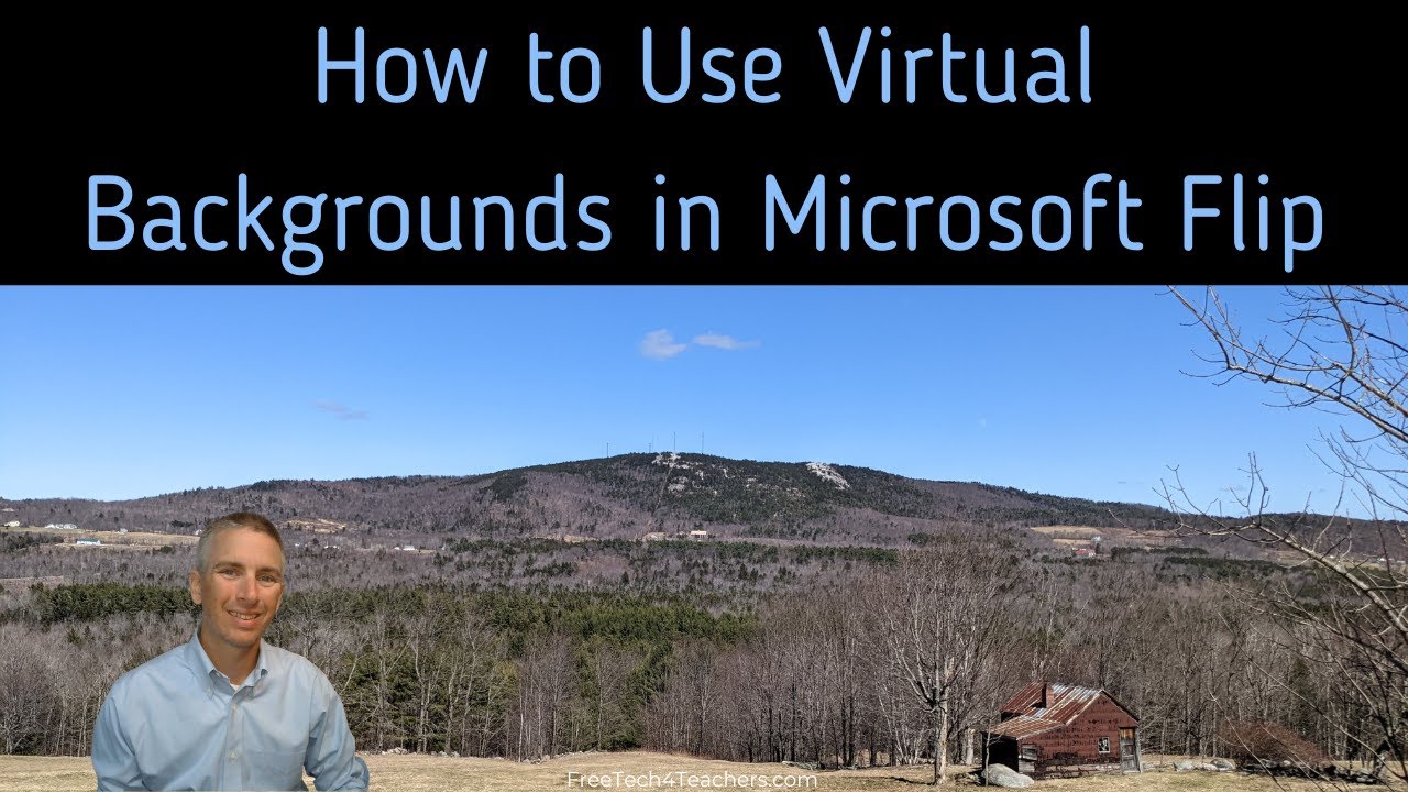 How to Use Virtual Backgrounds in Microsoft Flip - YouTube