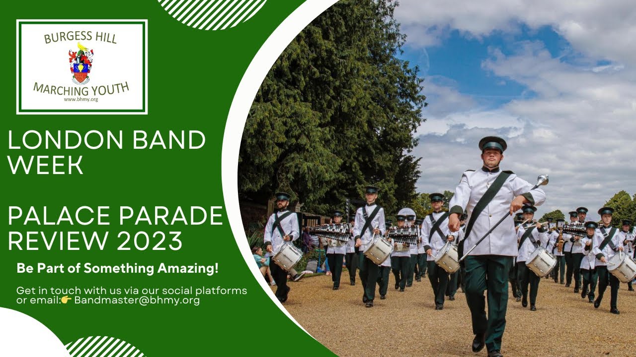 BHMY at the palace parade review for London band week 2023 - YouTube