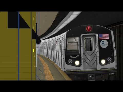 OpenBVE Quickie: Manhattan Bound R160B Siemens E Train Arrives And Departs At Kew Gardens-Union ...
