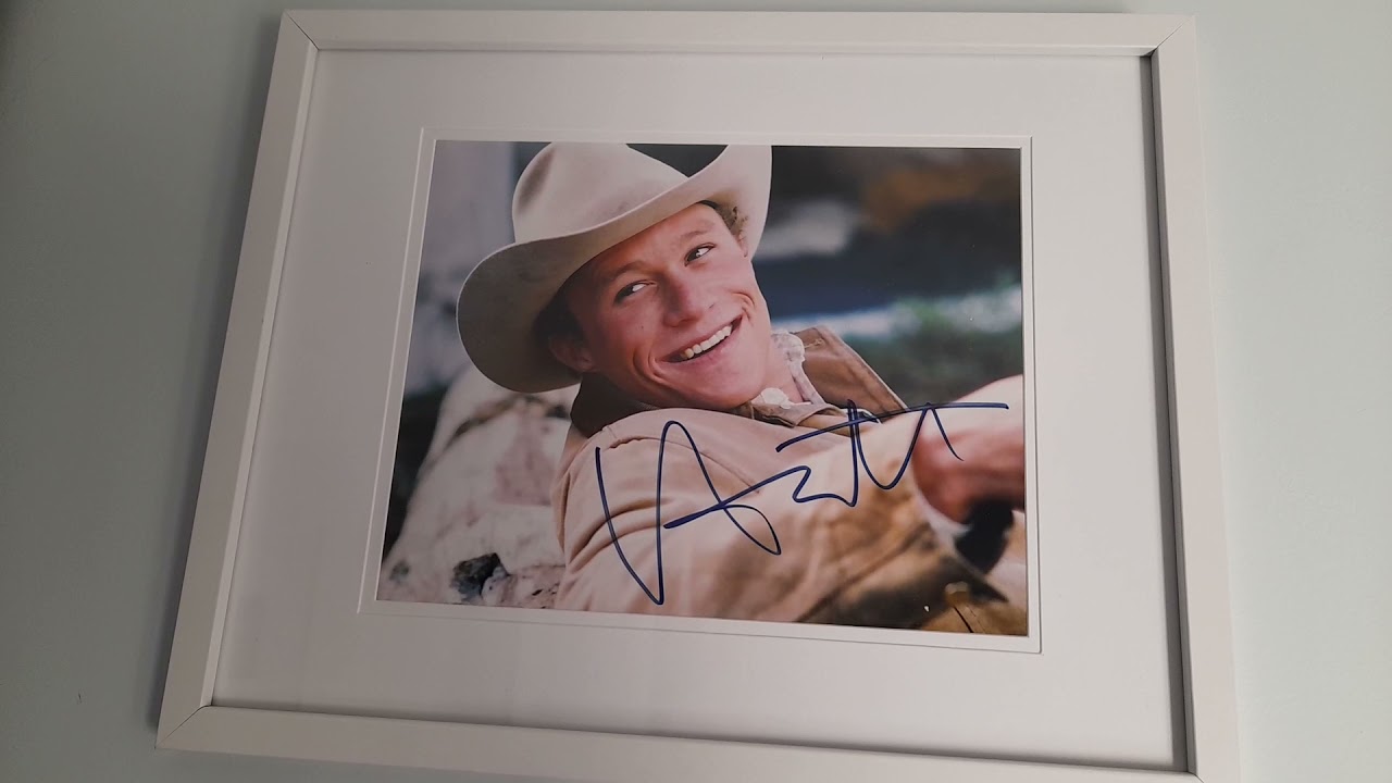 Jack Nicholson Joker Heath Ledger Autograph