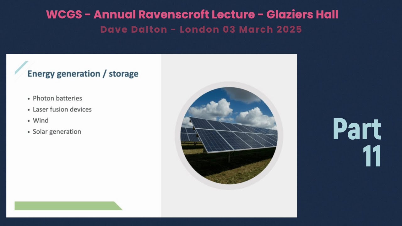WCGS Annual Ravenscroft Lecture 2025 - Dave Dalton - Part 11 - YouTube