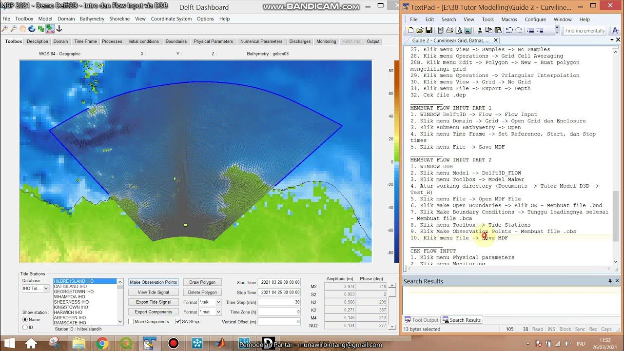 S2 (Part 3/4) | Delft3D Tutorial - Curvilinear Grid dan Batnas - YouTube
