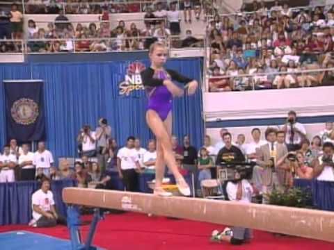 Jennie Thompson - Balance Beam - 1994 U.S. Gymnastics Championships ...