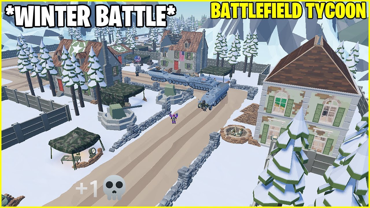 *WINTER BATTLE* BATTLEFIELD TYCOON ROBLOX - YouTube