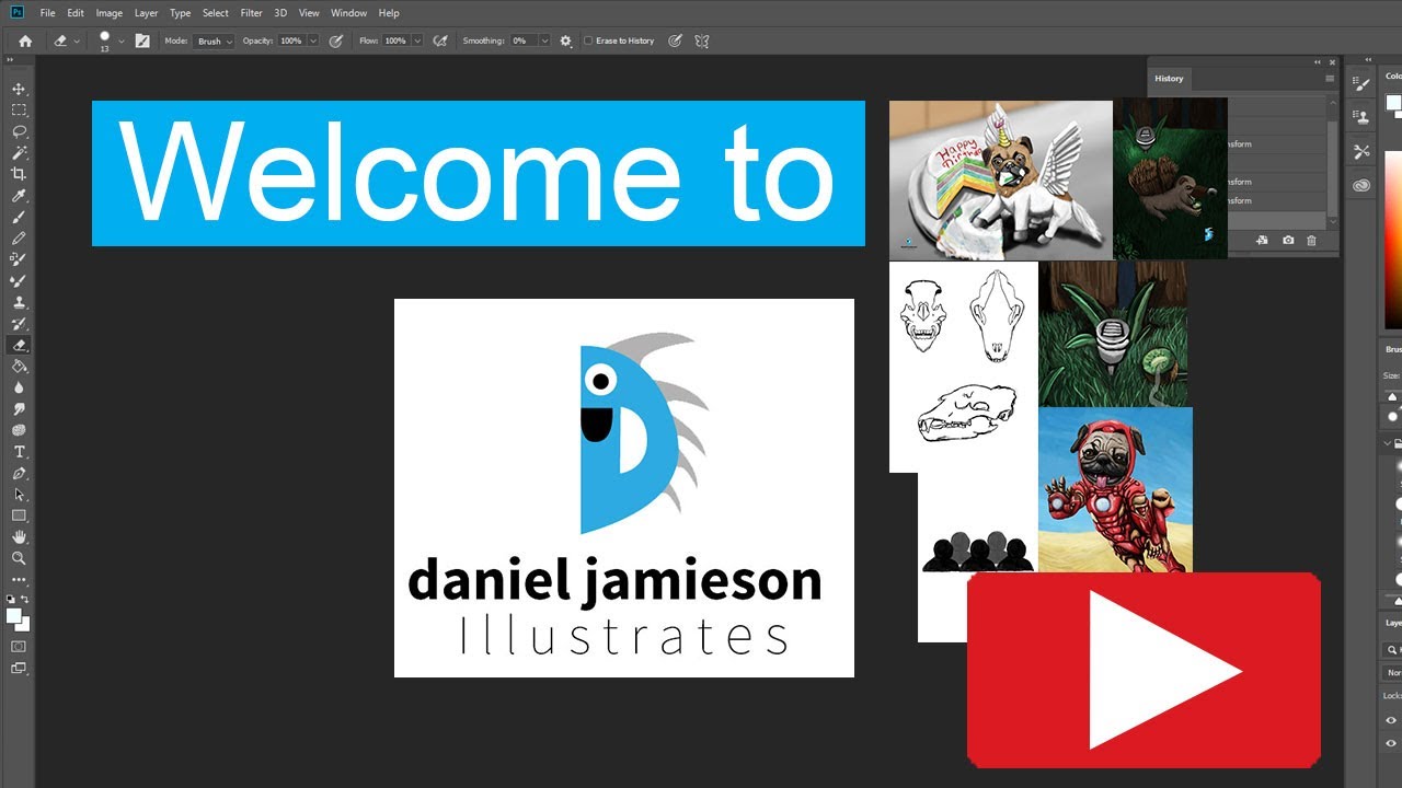 Welcome to Daniel Jamieson Illustrates (2020) - YouTube