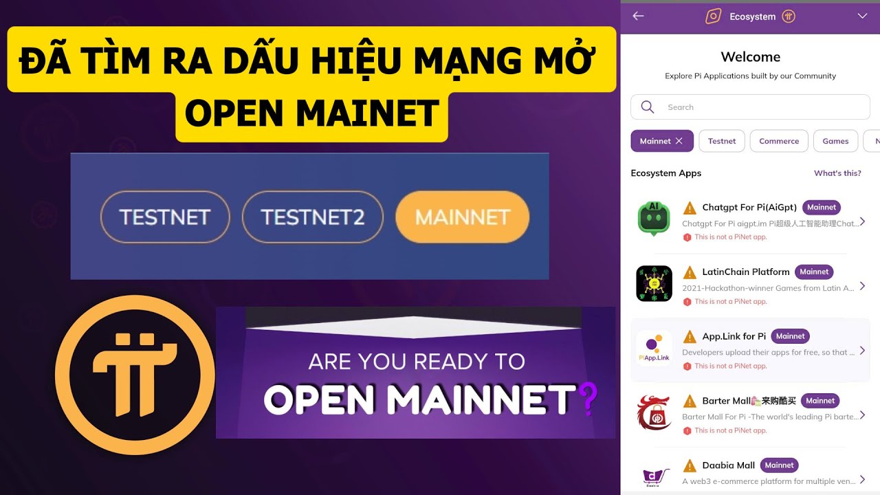 Đã tìm ra đấu hiệu OPEN MAINET, Pi Network đã thành công - YouTube