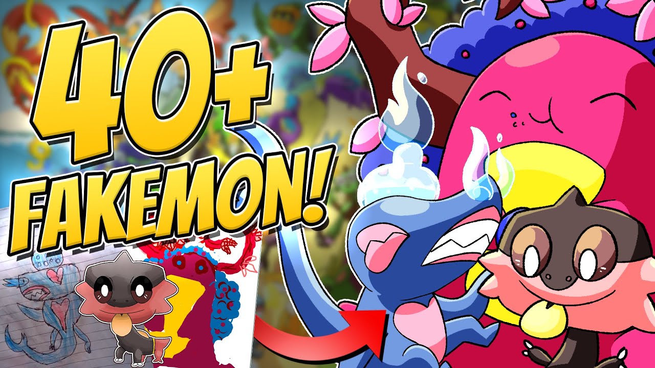 The Spectacular Starter Summer Fakemontage! - 40+ Fakemon! - YouTube