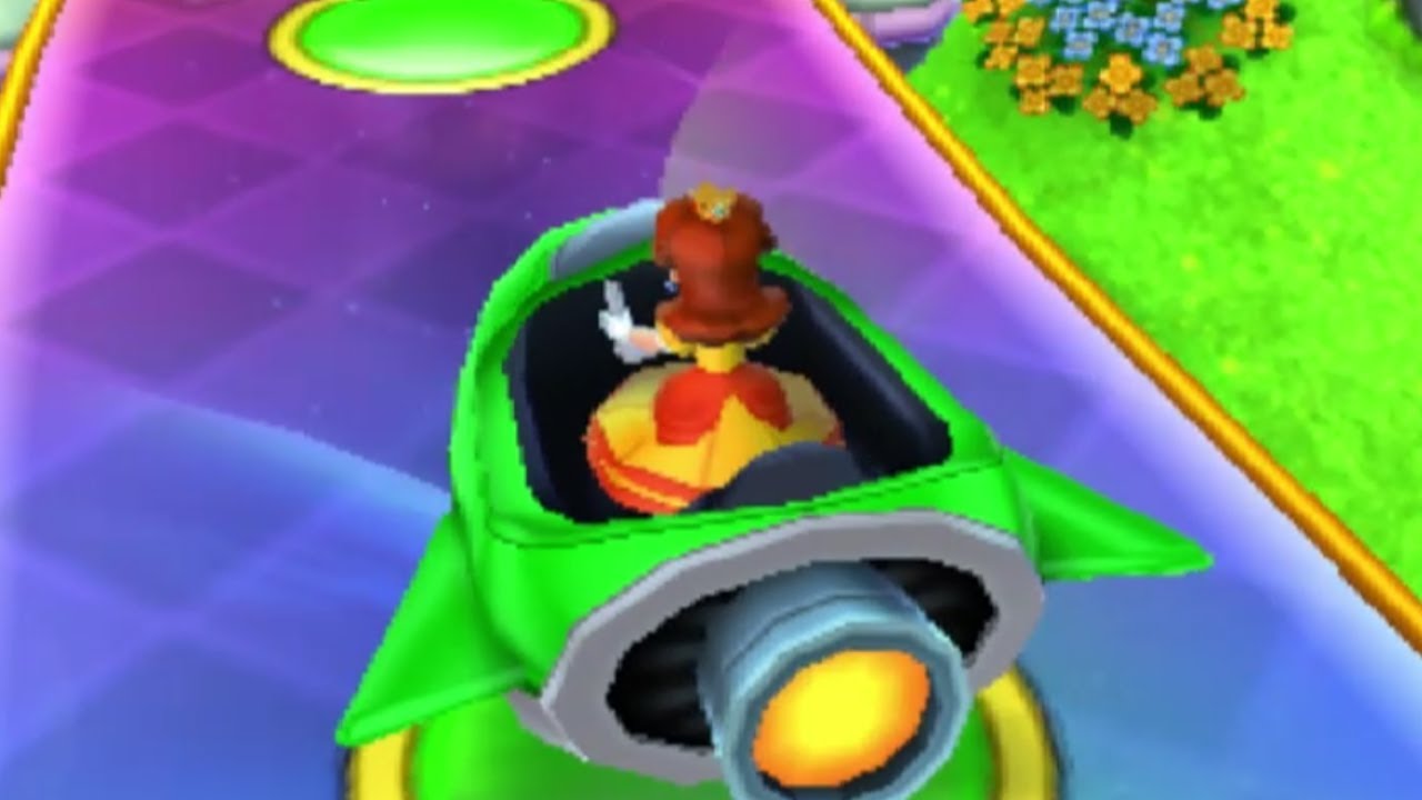 Mario Party Island Tour - Rocket Road - Wario vs Mario vs Daisy vs Toad - YouTube