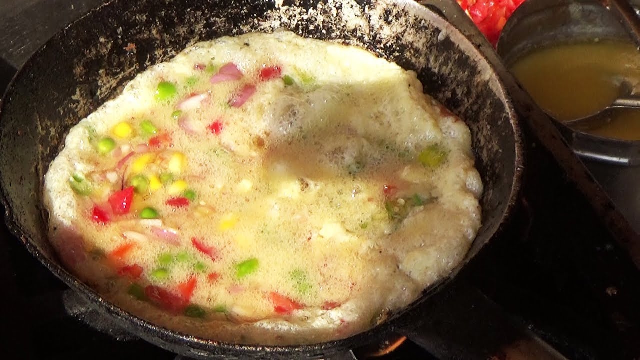 Bread Omelette | Jaipur Street Food | Sanjay Omelette |mix veg omellete ...