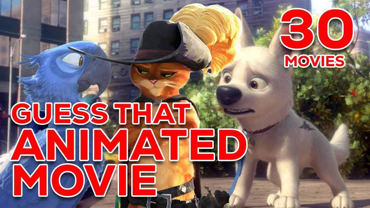GUESS THAT MOVIE #4 - ANIMATED MOVIES - YouTube