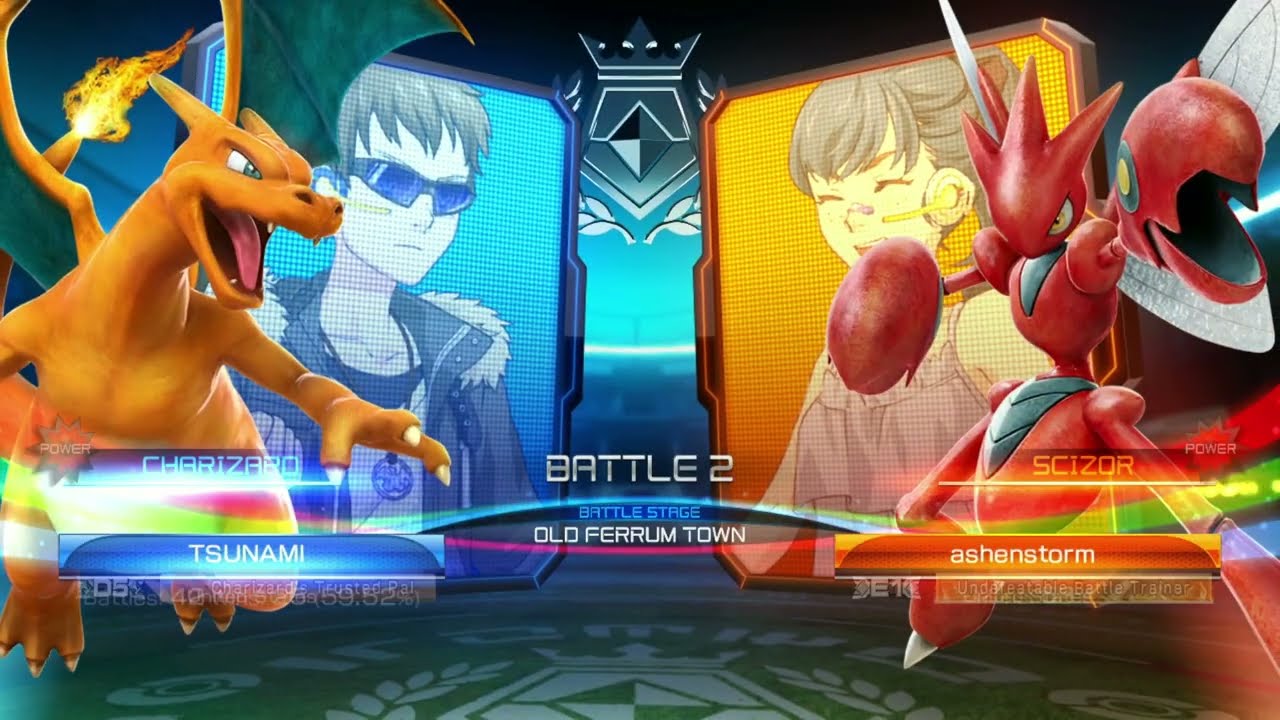 Pokkén Tournament DX TSUNAMI (Charizard) Vs. ashenstorm (Scizor ...