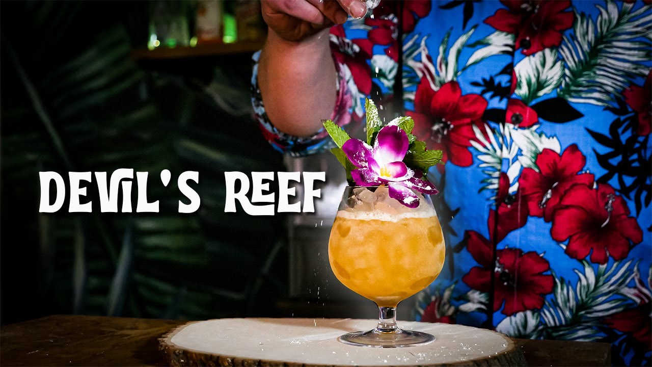 A Tiki Bar’s Signature Drink | Devil’s Reef - YouTube
