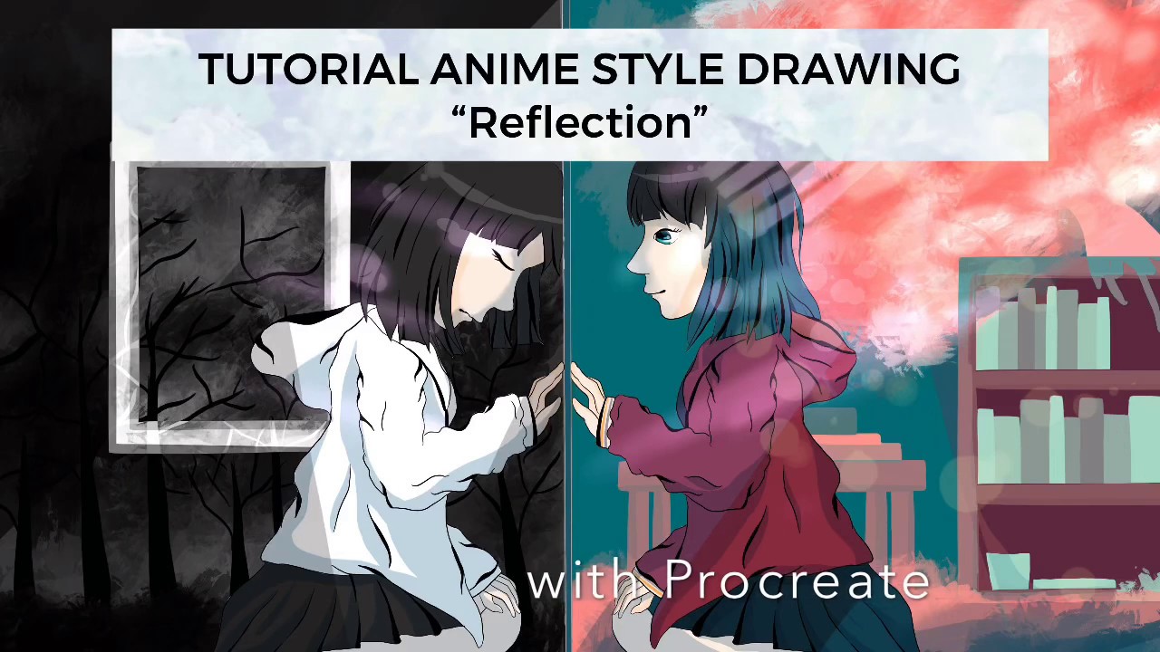 [ 10 EASY STEPS ] Drawing Manga/Anime with Procreate - YouTube