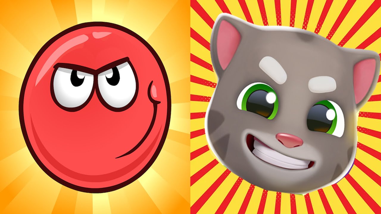 Talking Tom (Tom Ball) vs Red Ball 4 (New Update) - YouTube