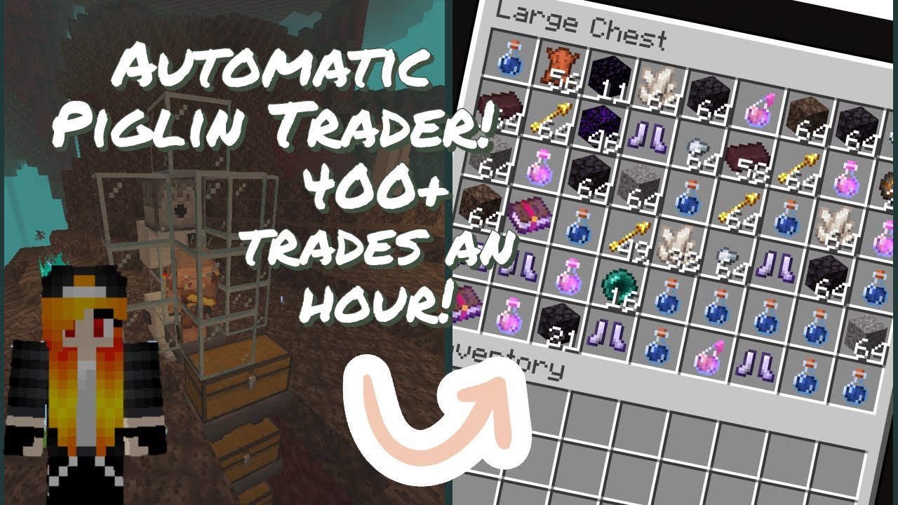 Automatic Piglin Trader - YouTube