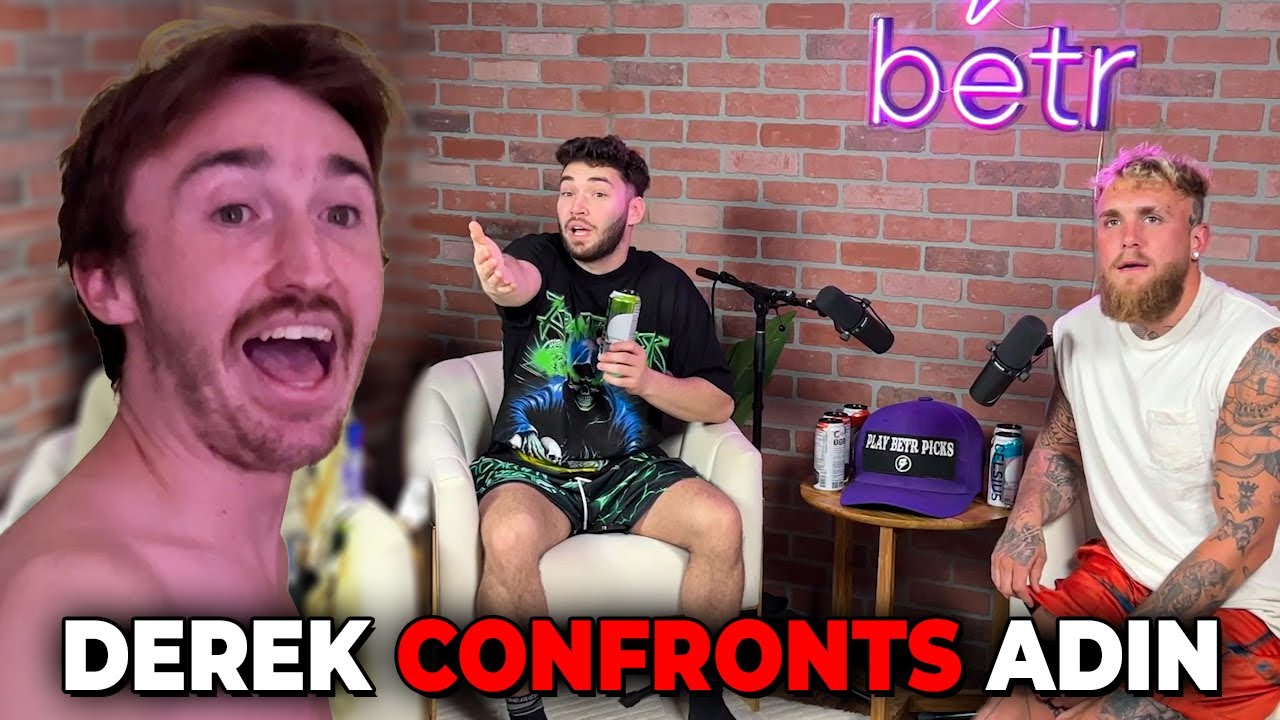 Adin Ross & Jake Paul Get Into HEATED Argument With Betr Derek - YouTube