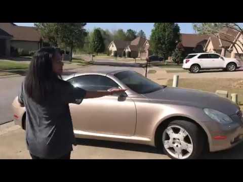 Girls drive the drop-top Lexus to Chick-Fil-A!!! - YouTube