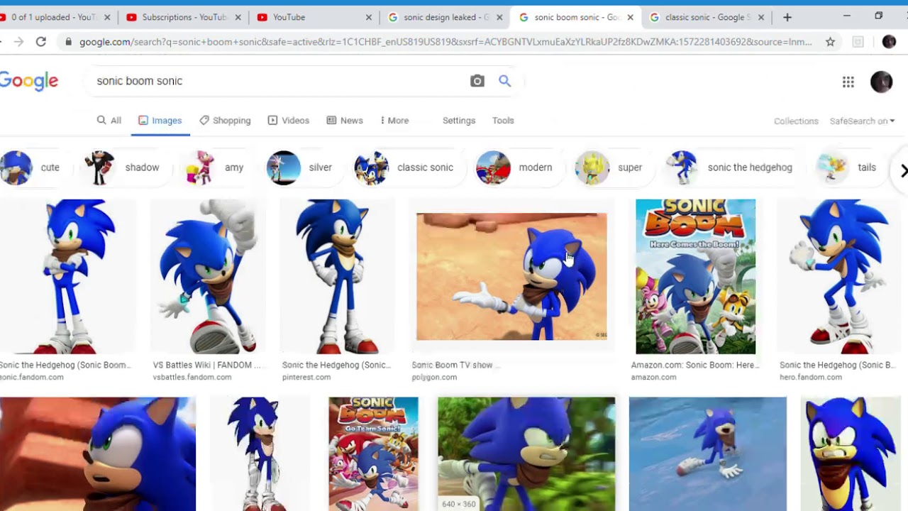 Sonic has had blue arms before in sonic boom - YouTube