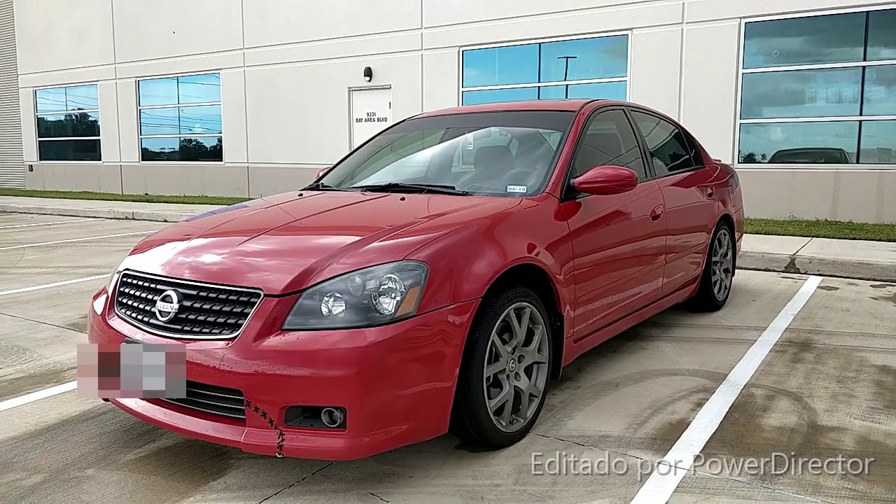 2005 Nissan Altima SE R Code Red - YouTube