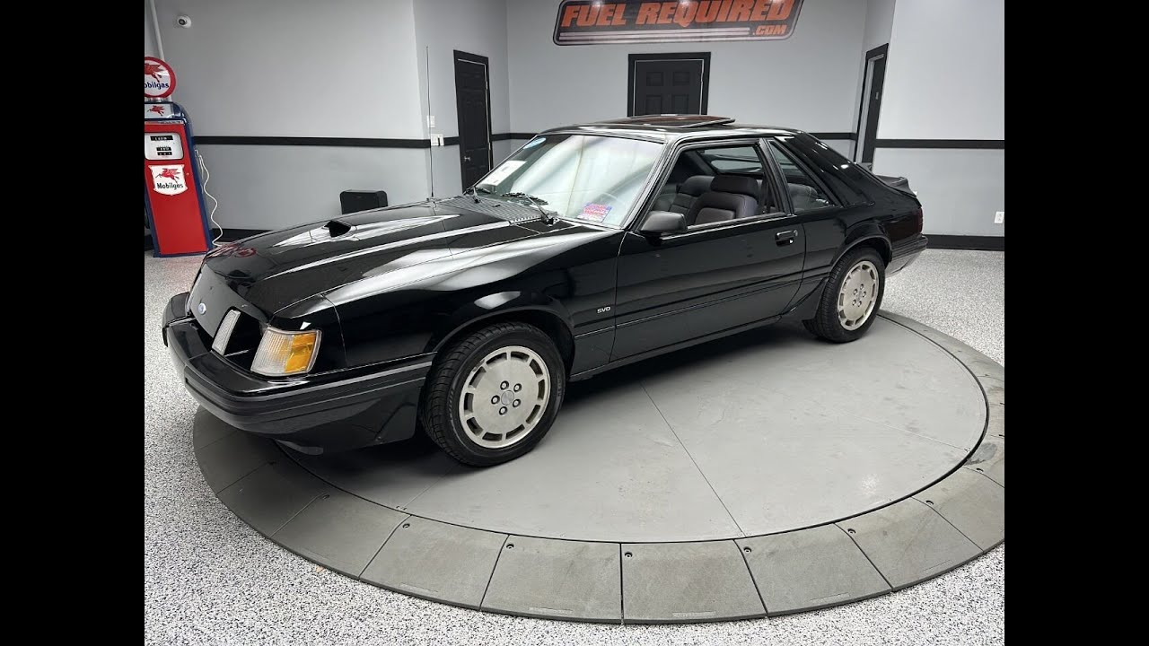 84 Ford Mustang SVO Turbo - YouTube