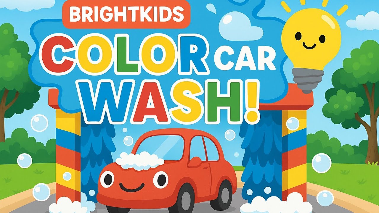 Brightly’s Car Wash Game | Clean the Messy Cars & Guess the Color ...