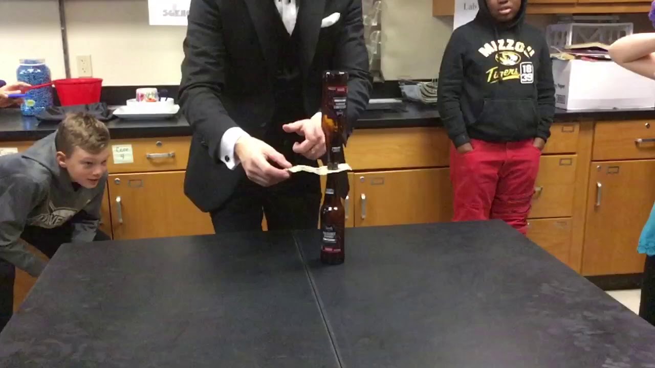 Newton’s Laws Magic Trick - YouTube