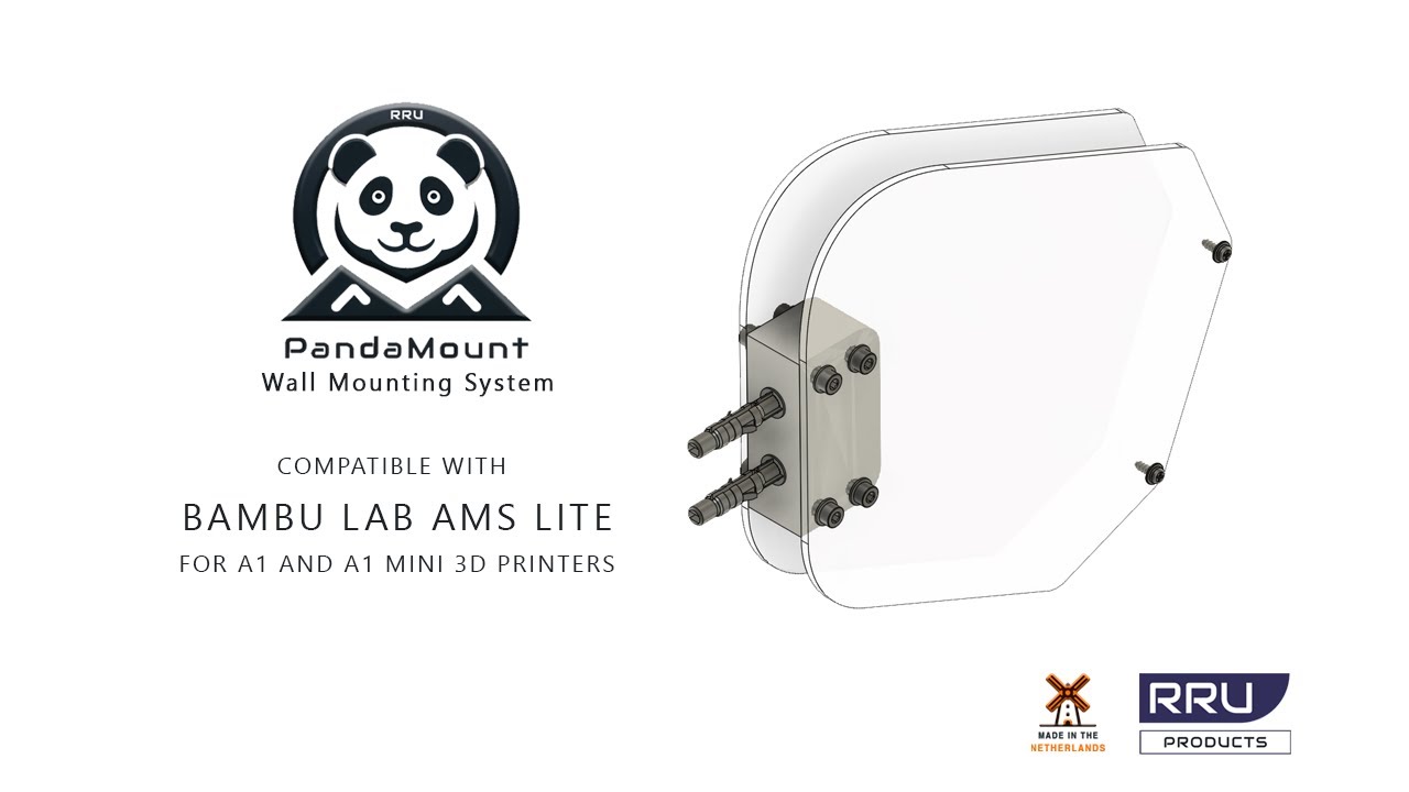 PandaMount - The Ultimate Wall Mount Upgrade compatible with Bambu Lab ...