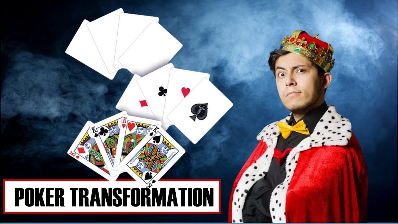 Poker Transformation Easy Card Magic Trick - YouTube