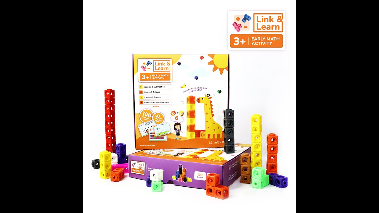 Introducing Link & Learn - Early Math Activity | Age 3+ | Build ...