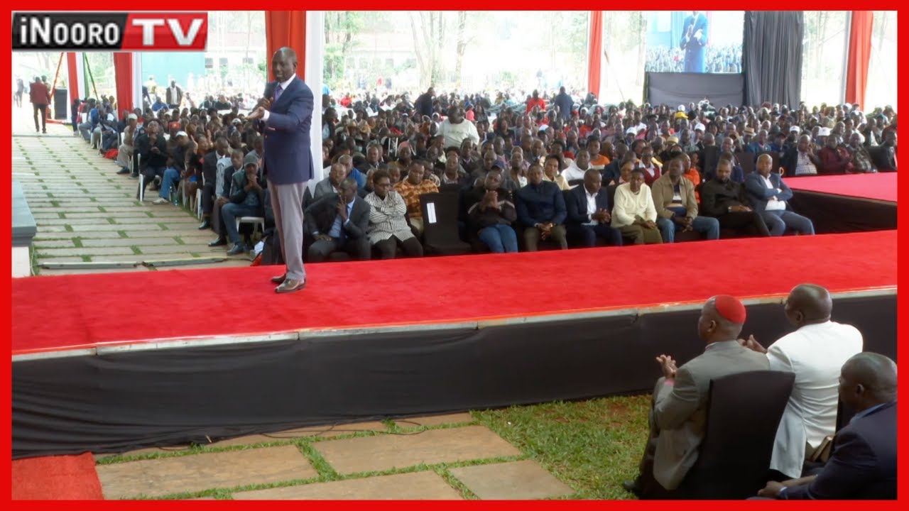 THINGIRA WA KAMBĨINI? President gũtiganĩria kambĩini cia 'ground' Mt ...