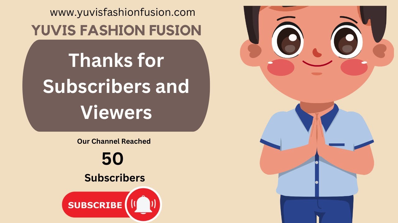 Thanks to Our Subscribers and Viewers, We reached 50 Subscribers # ...