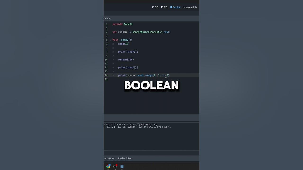 How To Use Random Numbers In Godot - YouTube