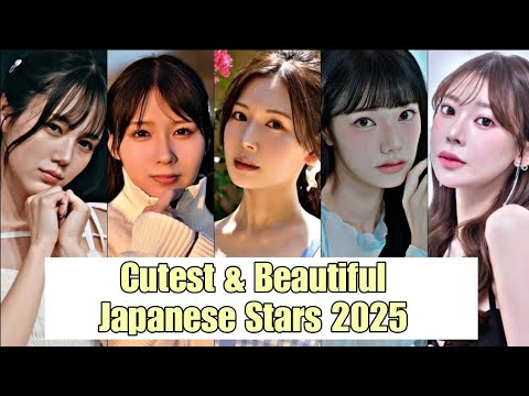 Top Cutest & Most Beautiful Japanese ∆/ Stars 2025