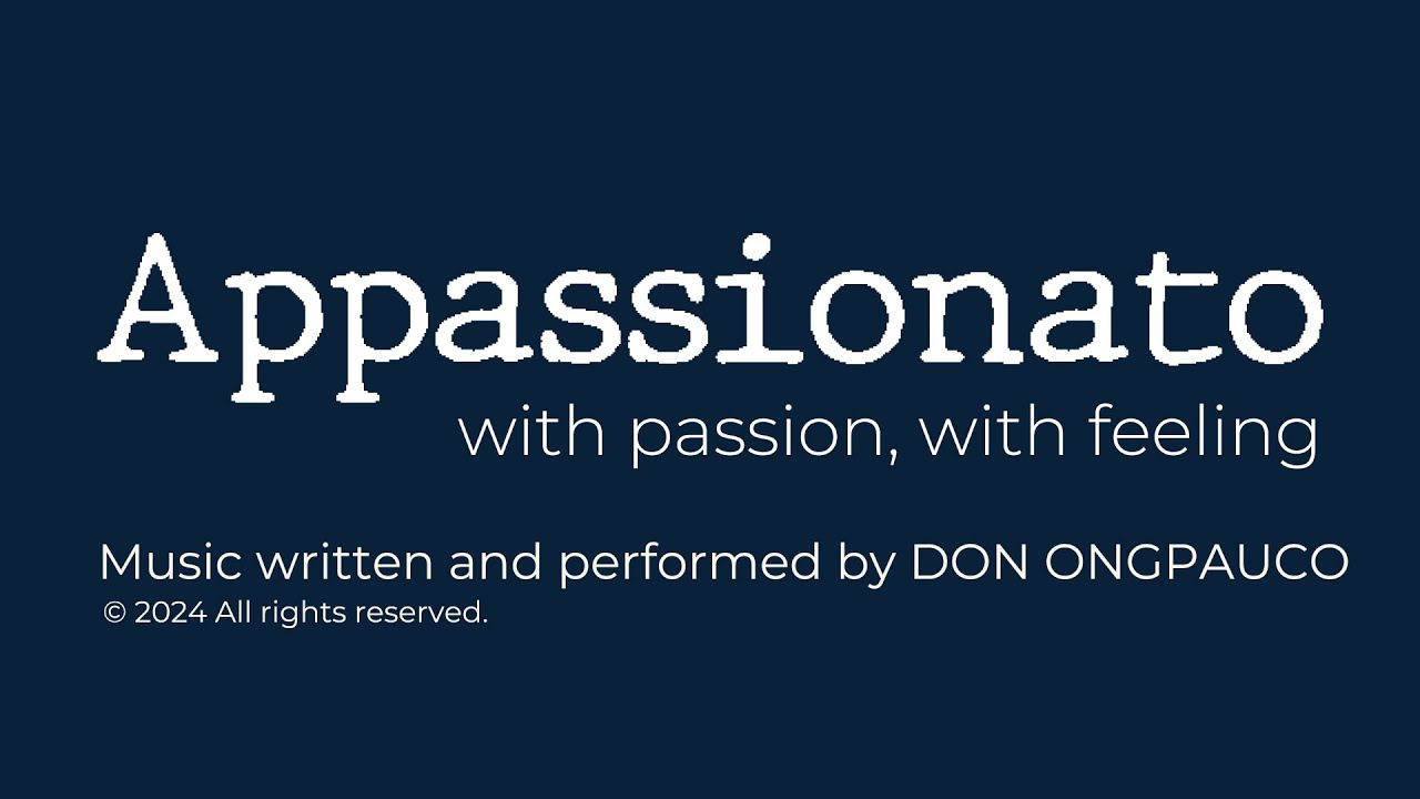 Appassionato (from the album, ᴛʜᴀᴛ ʟᴏᴠᴇʟʏ ꜱᴍɪʟᴇ) - YouTube Music