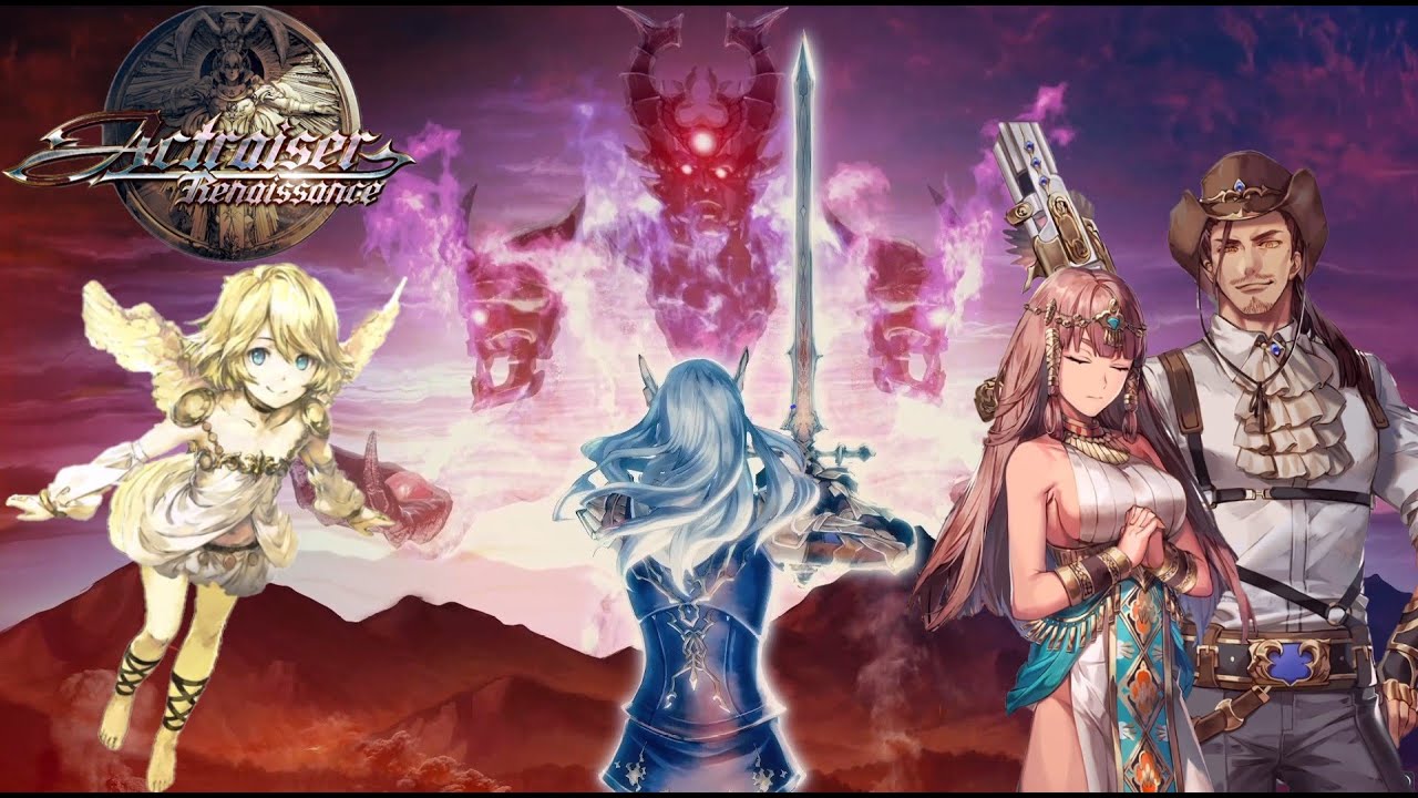 Actraiser Renaissance Part 3 Kasandora / Pharaoh Ifrit & Dagoba Boss ...