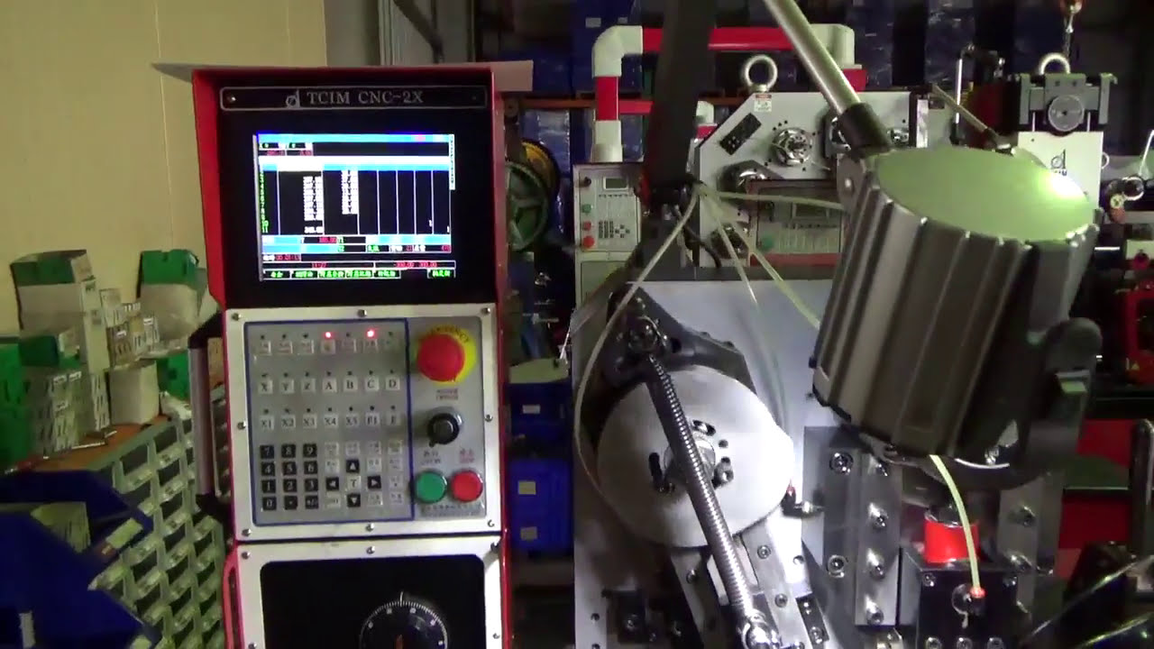 CNC Automatic Machine for head phone ,Spiral springs, - YouTube