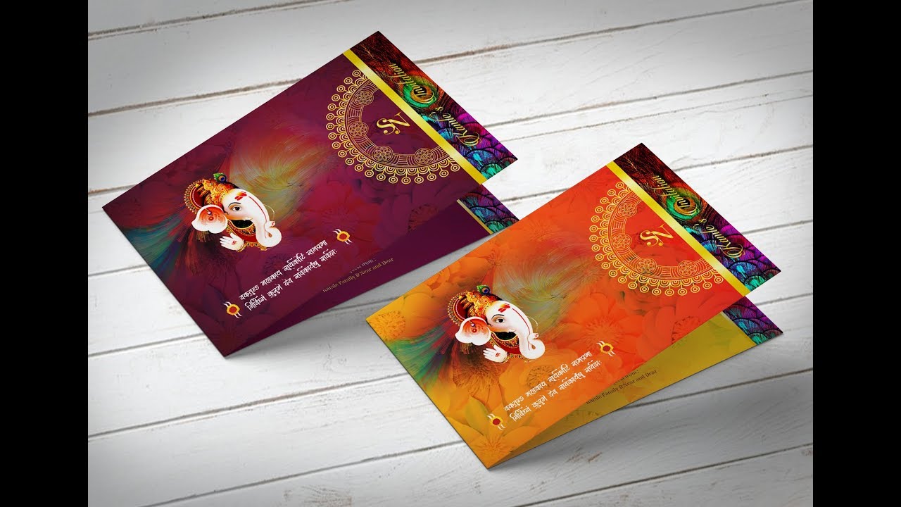 How To Make Wedding Card Design In Corldraw Wedding Card Tutorial In How To Make Wedding Card Design In Corldraw Wedding Card Tutorial In