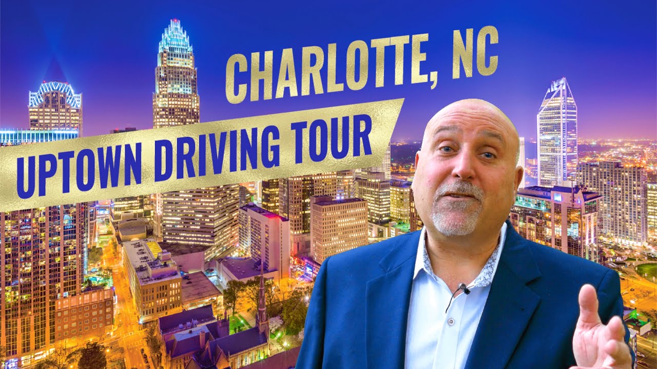 Charlotte NC -Uptown Downtown Driving Tour ! - YouTube
