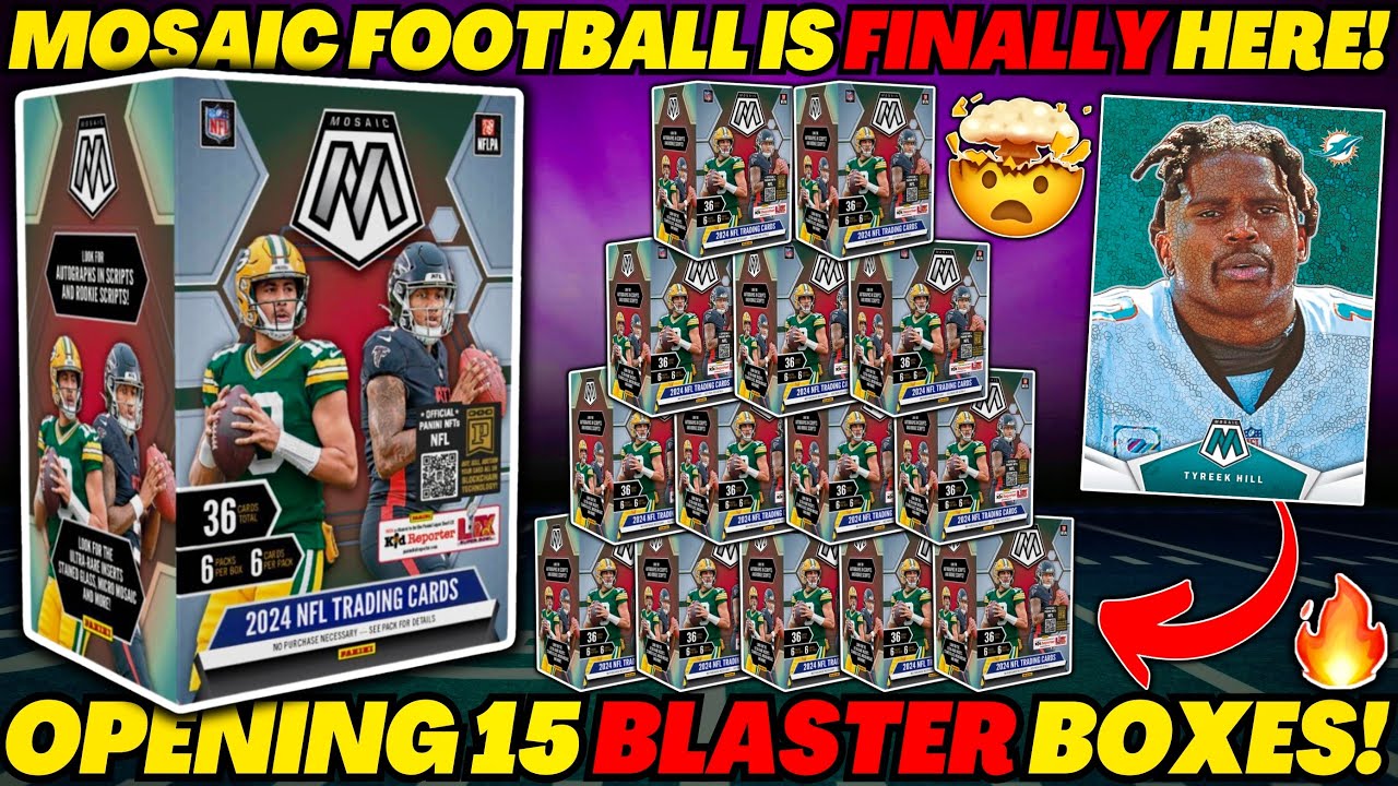 *MOSAIC FOOTBALL HAS ARRIVED!🤯 2024 MOSAIC FOOTBALL BLASTER BOX REVIEW ...