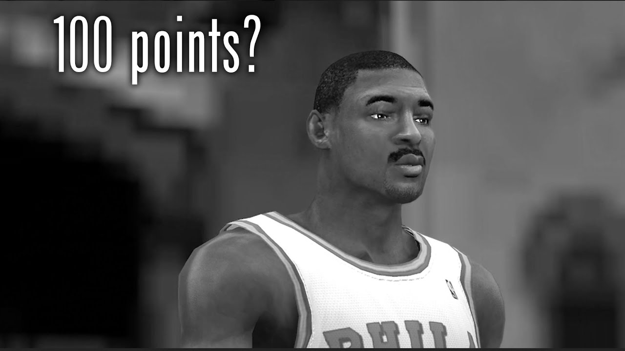 I recreated Wilt Chamberlain's 100 point game - YouTube