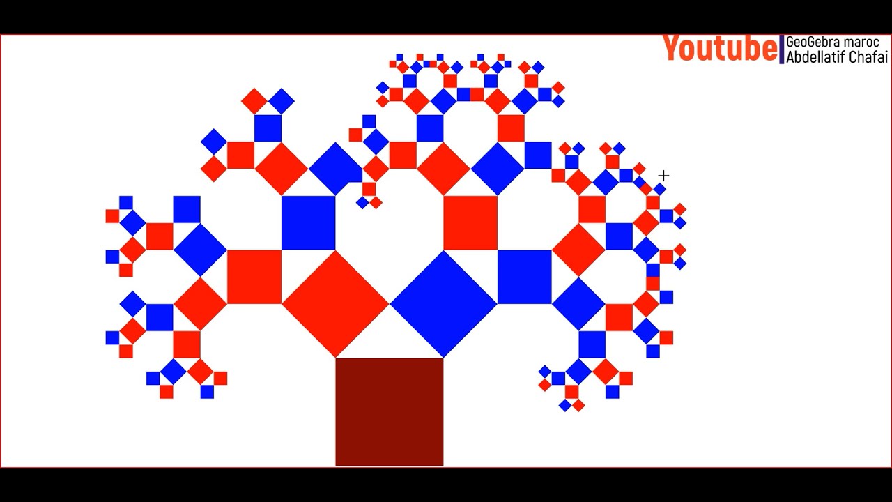 Projet Arbre de Pythagore : Création sous GeoGebra - YouTube