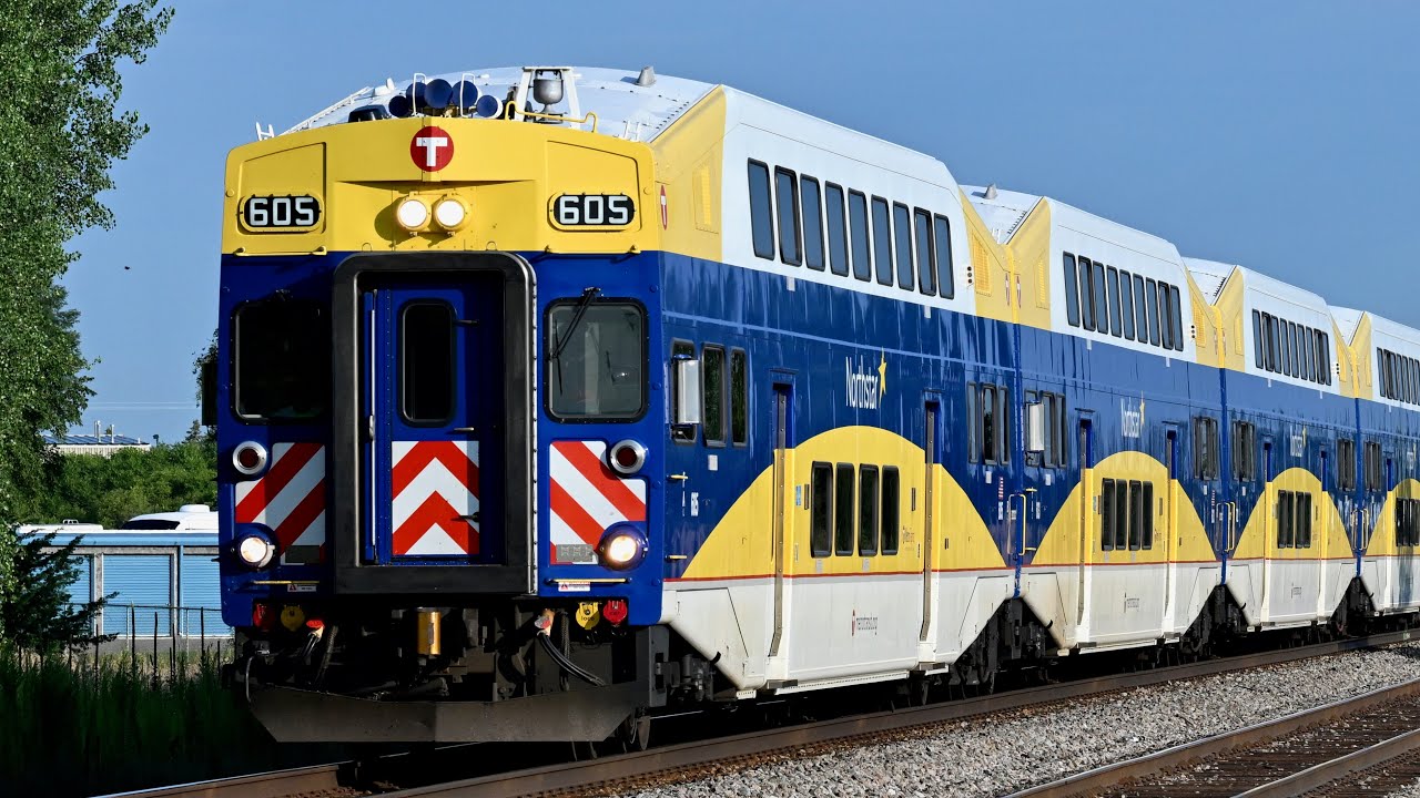 Minnesota Northstar Commuter Train - YouTube