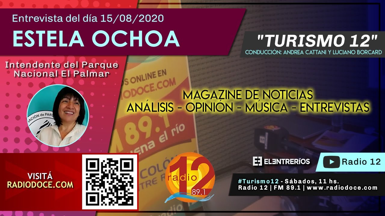 Estela Ochoa, intendente del Parque Nacional El Palmar en #Turismo12 ...