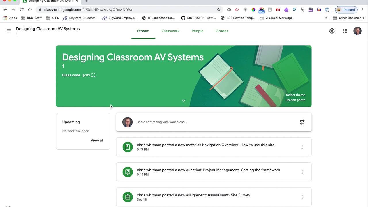 Class Navigation Overview - YouTube