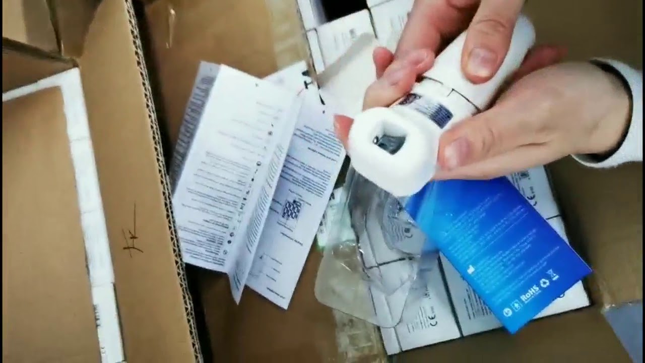 Forehead gun unpacking video - YouTube