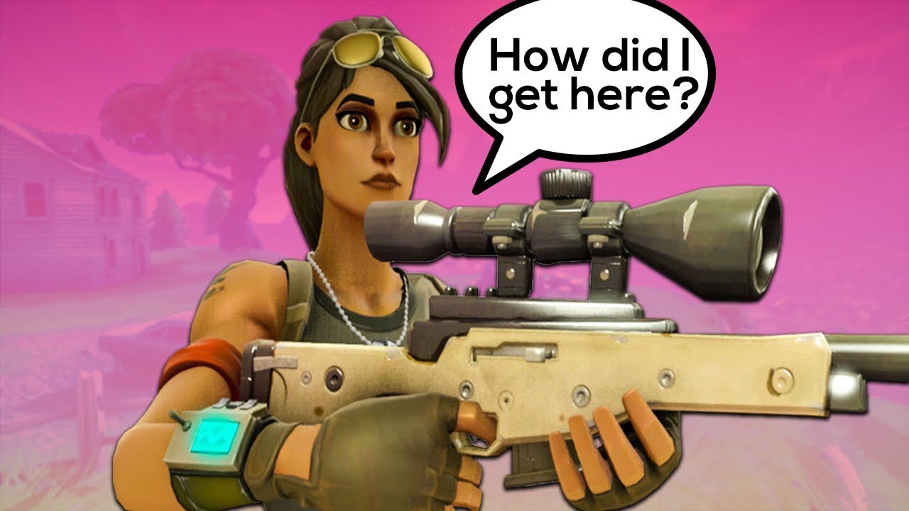 NOOB *Accidentally* Wins Solo Squads Sniper Shootout V2 Mode - Fortnite ...