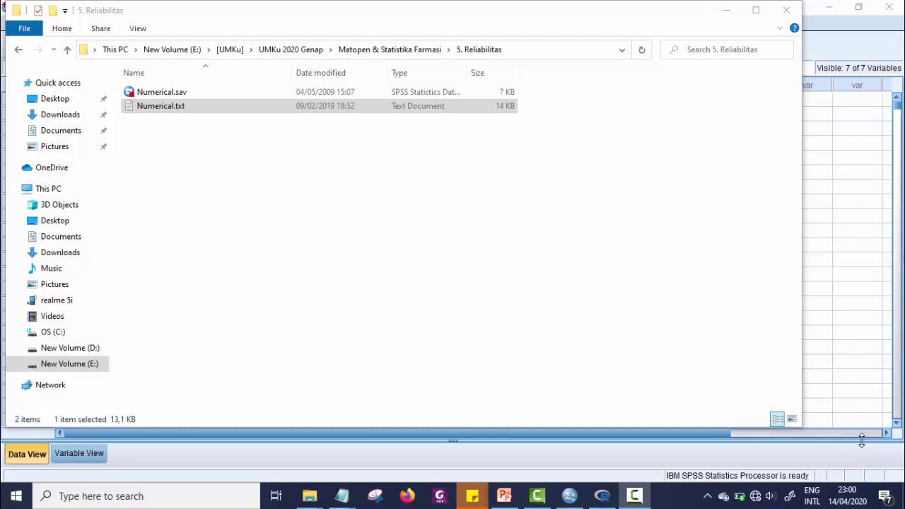 Cronbach Alpha Reliability using SPSS - YouTube