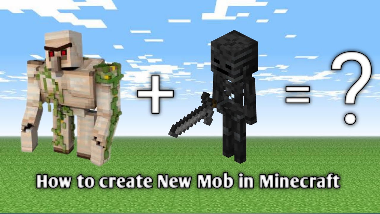 How to create new mob in Minecraft // #minecraft #minecraftmeme - YouTube
