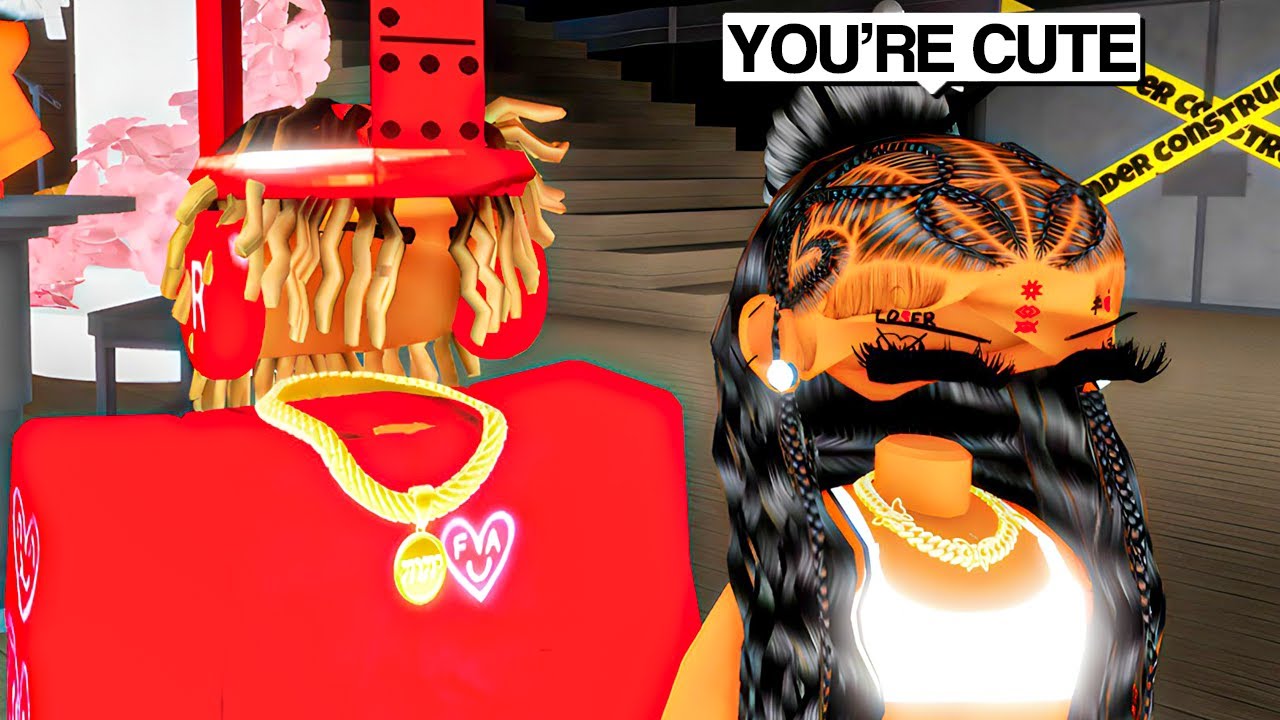 SHE FELL IN LOVE ON ROBLOX - YouTube